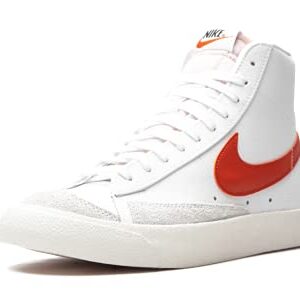 Nike Men's Blazer Mid '77 Basketball Shoe, White Black, 9