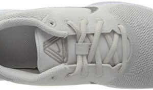 Nike Women's WMNS Flex Experience RN 10 Running Shoe, White MTLC Silver Platinum Tint Lt Smoke Grey, 6.5