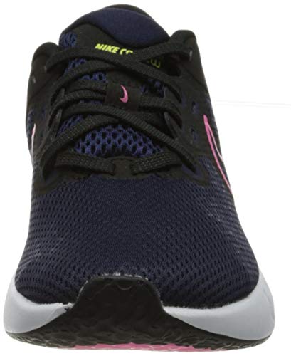 Nike Women's WMNS Renew Ride 2 Running Shoe, Blackened Blue Sunset Pulse Black Cyber, 7.5 us