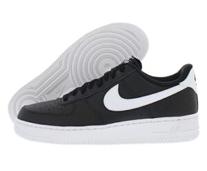 nike men's low-top sneakers basketball shoe, black white, 11