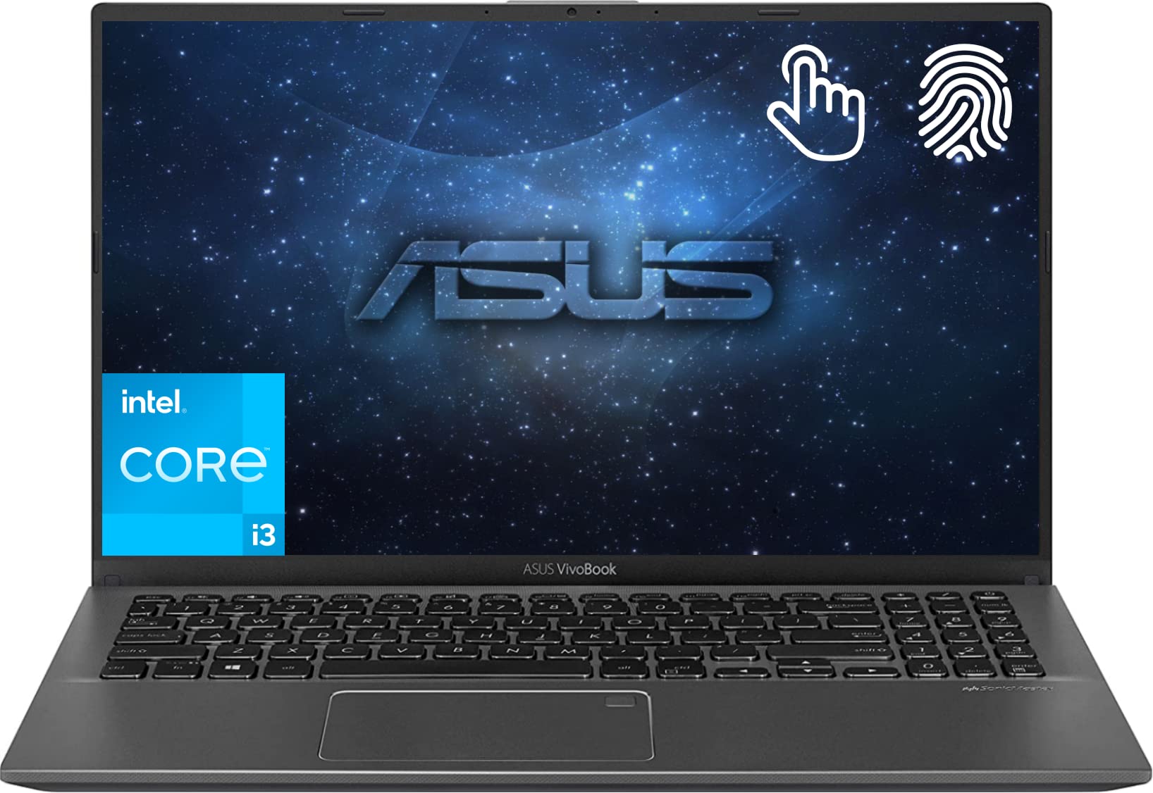 ASUS Newest Vivobook 15.6" FHD Touchscreen Thin Laptop, Intel Core i3-1115G4 Up to 3.9Ghz, 20GB RAM,512GB PCIE SSD, HDMI, Fingerprint, Backlit KB, Windows 11S, Grey with ES USB Card