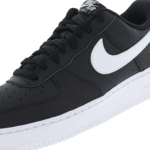 NIKE Men's Low-Top Sneakers Basketball Shoe, Black White, 9