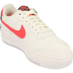 Nike Womens Air Force 1 Shadow White Red DB3902-100 (Numeric_7)