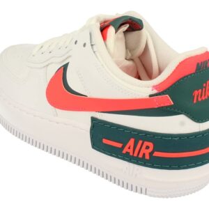 Nike Womens Air Force 1 Shadow White Red DB3902-100 (Numeric_7)