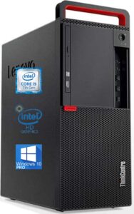 lenovo thinkcentre m910t tower desktop computer - intel core i5-7500 upto 3.8ghz, 16gb ram, 256gb ssd, ac wi-fi, bluetooth, displayport, hdmi 4k support, dvd-rw - windows 10 pro (renewed)