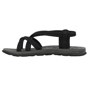 Northside womens Athletic Sandal, Black, 8 US