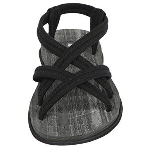 Northside womens Athletic Sandal, Black, 8 US