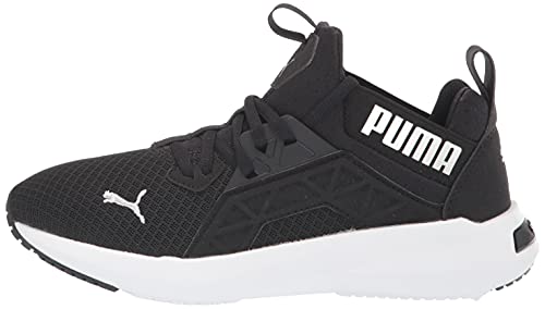 PUMA Women's SOFTRIDE ENZO NXT Sneaker, Puma Black-Metallic Silver, 8.5