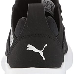 PUMA Women's SOFTRIDE ENZO NXT Sneaker, Puma Black-Metallic Silver, 8.5