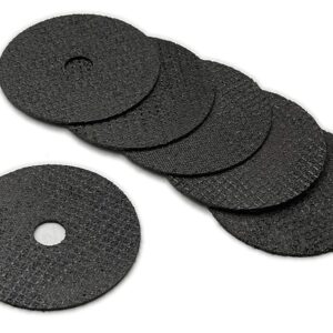 JOUNJIP 2" Inch Cut Off Wheel Metal Cutting Discs -fits Most Mini Miter Cut Off Saw, Chop Saw, and Benchtop Saws with 3/8" Arbor -2" x 1/16" x 3/8" (6-Pack)