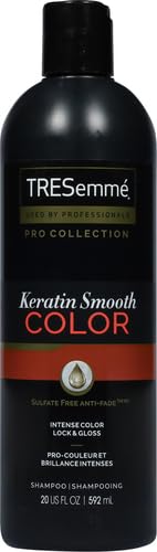 TRESemmé Keratin Smooth Color Sulfate-Free Shampoo for Color-Treated Hair Formulated With Pro Style Technology 20 oz