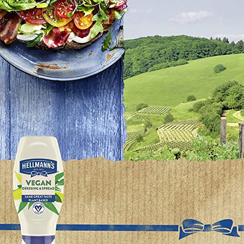 Hellmann's Vegan Dressing and Spread Vegan 3 Ct for a Rich, Creamy Plant-Based Alternative to Mayo Same Great Taste, Plant Based, Free From Eggs 11.5 oz