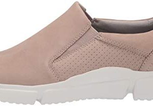 Rockport Women's R-Evolution Perf Gore Slip On Walking Shoe, Dove Washable, 5