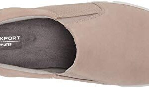 Rockport Women's R-Evolution Perf Gore Slip On Walking Shoe, Dove Washable, 5