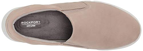 Rockport Women's R-Evolution Perf Gore Slip On Walking Shoe, Dove Washable, 5