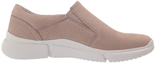 Rockport Women's R-Evolution Perf Gore Slip On Walking Shoe, Dove Washable, 5