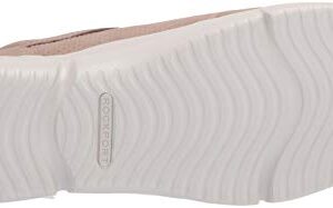 Rockport Women's R-Evolution Perf Gore Slip On Walking Shoe, Dove Washable, 5