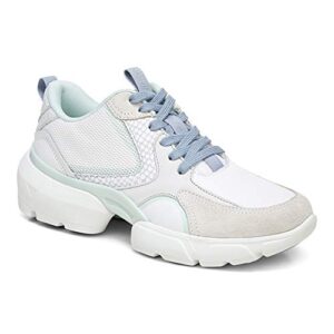 vionic aris1509.5m aris white seafoam 9.5m