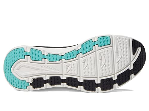 Skechers Sport Women's Women's D'LUX Walker Sneaker, Black/Light Blue, 9.5