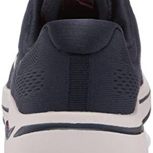 Skechers Women's Go Arch Fit Golf Shoe, Navy/Pink, 9