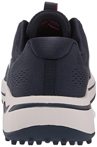 Skechers Women's Go Arch Fit Golf Shoe, Navy/Pink, 9