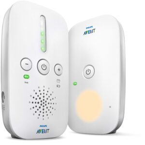 philips avent audio baby monitor dect, white, scd502/10