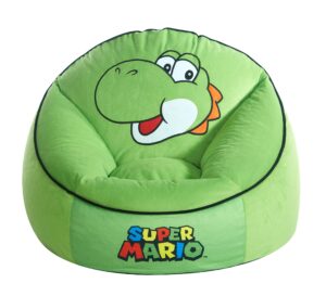 idea nuova, inc. nintendo super mario yoshi micromink bean bag chair