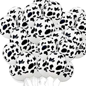 25 PCS Cow Balloons Funny Cow Print Balloons For Children's Party Western Cowboy Theme for Kids Birthday Party Favor Supplies Decorations