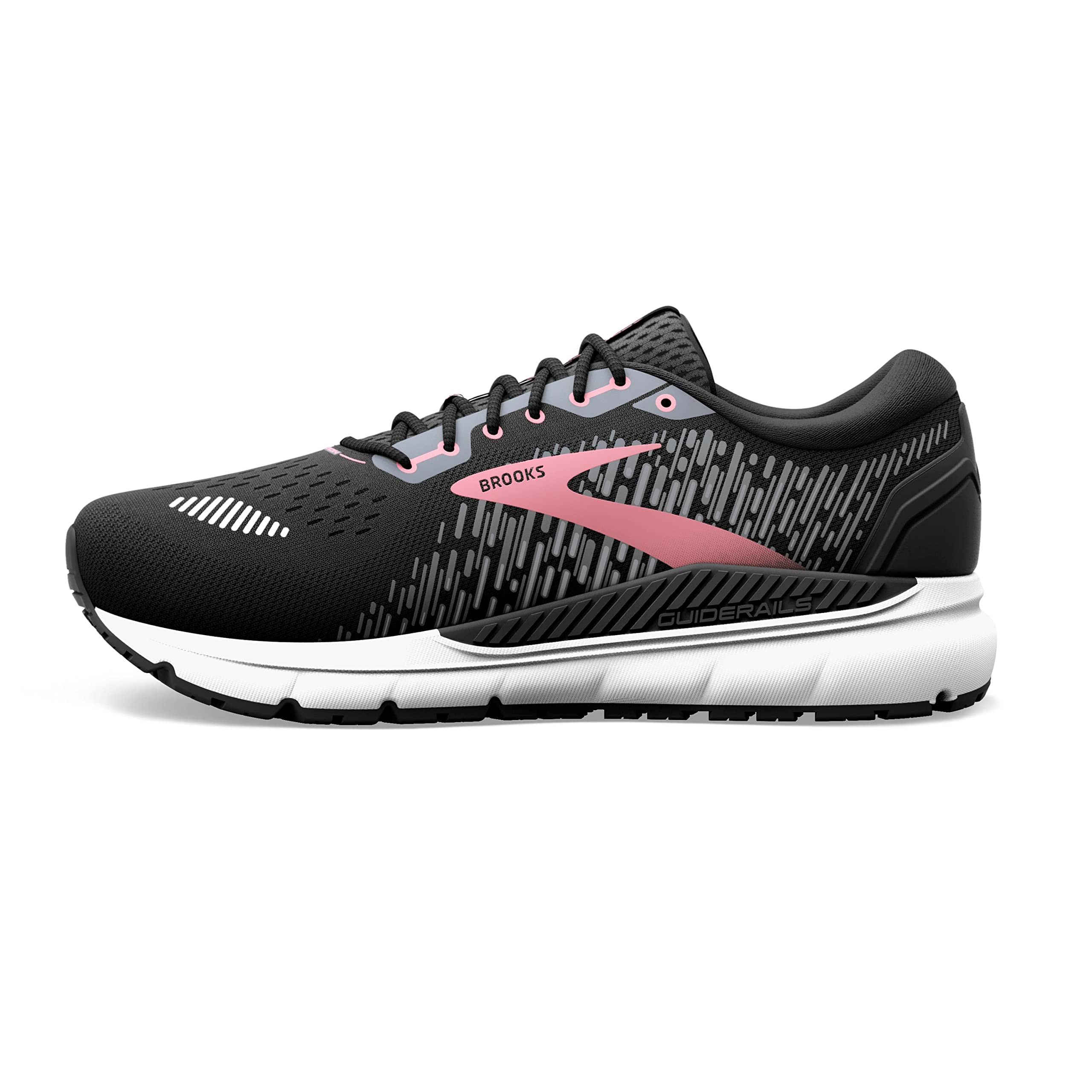 Brooks Women's Addiction GTS 15 Supportive Running Shoe - Black/Ebony/Mauvewood - 7 Medium