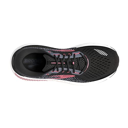 Brooks Women's Addiction GTS 15 Supportive Running Shoe - Black/Ebony/Mauvewood - 6.5 Narrow