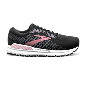 Brooks Women's Addiction GTS 15 Supportive Running Shoe - Black/Ebony/Mauvewood - 6.5 Narrow