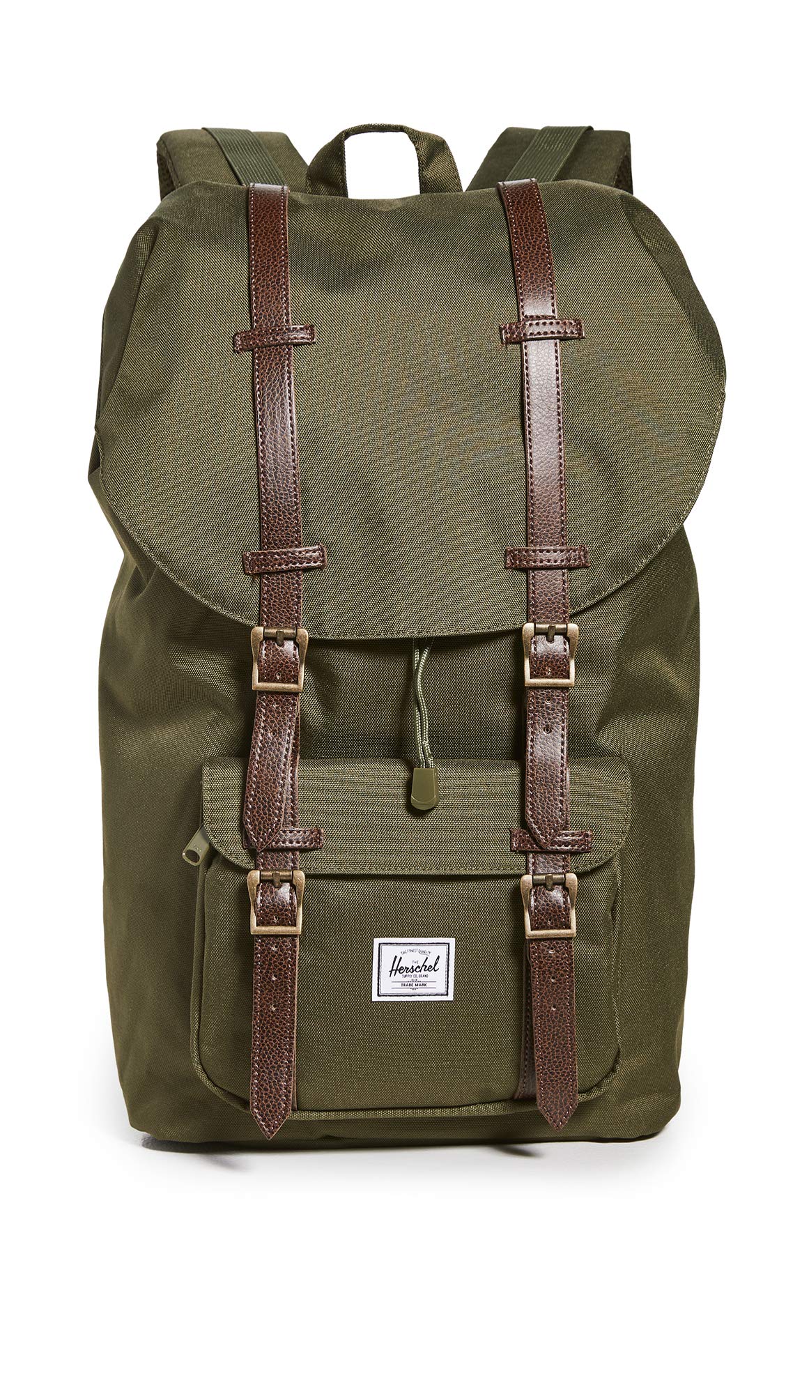 Herschel Little America Laptop Backpack, Ivy Green/Chicory Coffee, Classic 25.0L