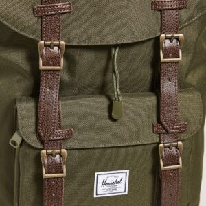 Herschel Little America Laptop Backpack, Ivy Green/Chicory Coffee, Classic 25.0L