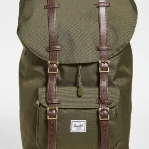 Herschel Little America Laptop Backpack, Ivy Green/Chicory Coffee, Classic 25.0L