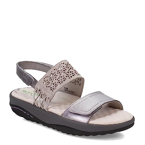 Jambu Alba Women's Sandal 9 B(M) US Gunmetal-Grey