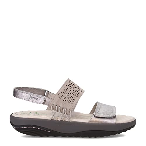 Jambu Alba Women's Sandal 9 B(M) US Gunmetal-Grey