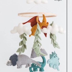 Dino Mobile, Dinosaur Theme Crib Mobile, Stegosaurus Brachiosaurus Triceratops Mobile Dinosaur Mobile Jungle Mobile Forest Mobile