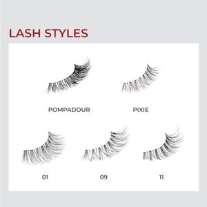 KISS So Wispy Curated Collection of Bestselling False Eyelash Styles Multipack, Volume & Curl, Lash Extensions Look, Signature Wispy Effect, Cruelty Free, Reusable, Contact Lens Friendly, 5-Pair