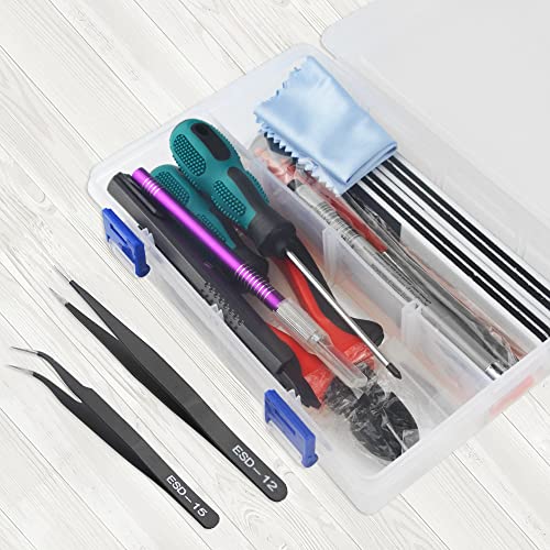 BXQINLENX Professional 26 PCS Gundam Model Tools Kit Modeler Basic Tools Craft Set Hobby Building Tools Kit for Gundam Car Model Building Repairing and Fixing