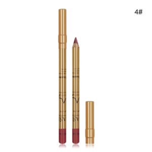 Wismee Lip Liner Pencil Set 8 Colors Professional Matte Lipliner with Sharpener Waterproof Long Lasting Smooth Natural Filler Contour Shaping Lip Makeup for Woman Soft Lip Liner Pen Makeup Cosmetic