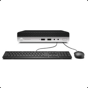 hp prodesk 400 g3 desktop mini computer, intel quad core i5-6500t up to 3.1ghz, 16g ddr4, 512g ssd, n/a, wifi, bt, dp, vga, windows 10 pro 64 bit language supports english/spanish/french(renewed)