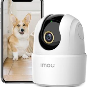 Imou 2.5K WiFi Camera Indoor Pet Dog Camera 4MP, 360° Home Security Wireless IP Baby Camera, Human Detection AI, Smart Tracking, Siren, 10m Night Vision, 2-Way Audio, Privacy Mode, Works with Alexa