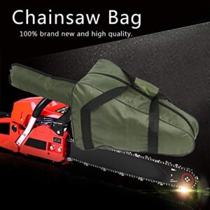 Wear-resistant portable bag, carrying case, kit bag, chainsaw storage, chainsaw for lumberjacks to protect at home(ArmyGreen, 22 inches)