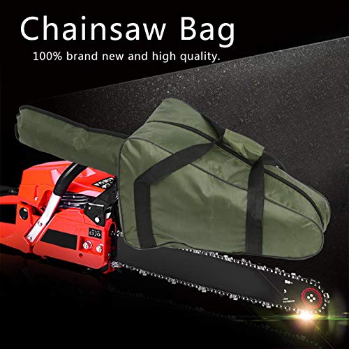 Wear-resistant portable bag, carrying case, kit bag, chainsaw storage, chainsaw for lumberjacks to protect at home(ArmyGreen, 22 inches)