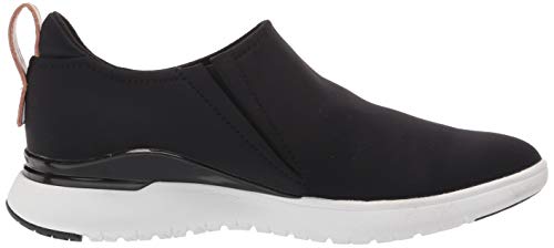 Rockport Total Motion Sport Women's High Slip On Walking Shoe, Black Lycra, 8.5