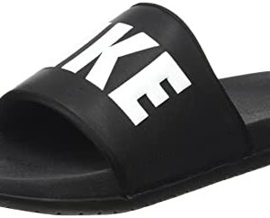 Nike Men's OFFCOURT Slides, Black/White, 9