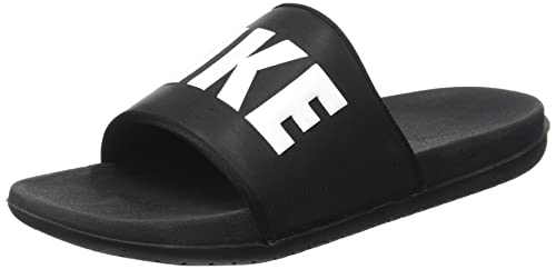 Nike Men's OFFCOURT Slides, Black/White, 9