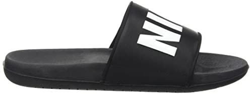 Nike Men's OFFCOURT Slides, Black/White, 9