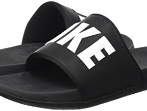 Nike Men's OFFCOURT Slides, Black/White, 9