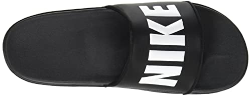 Nike Men's OFFCOURT Slides, Black/White, 9